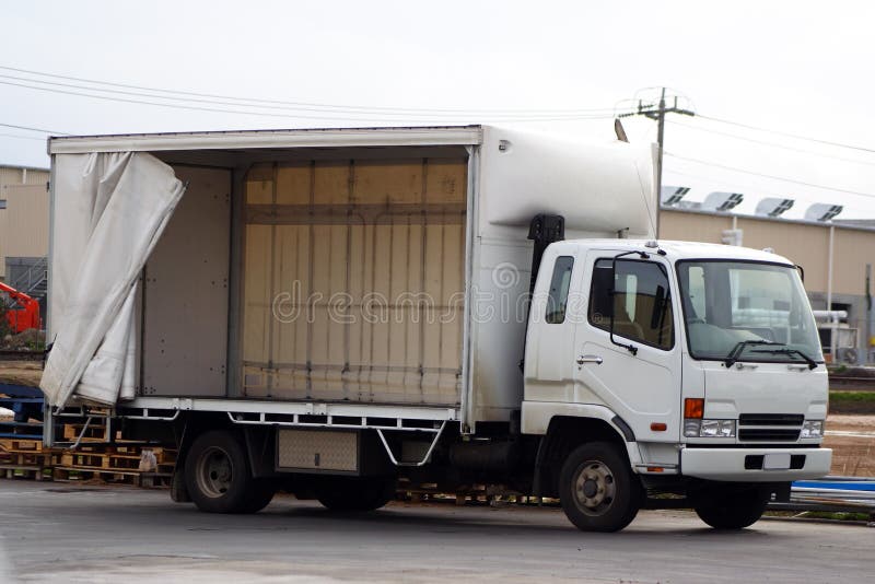 Small truck stock image. Image of safety, lorry, trailer - 2781793