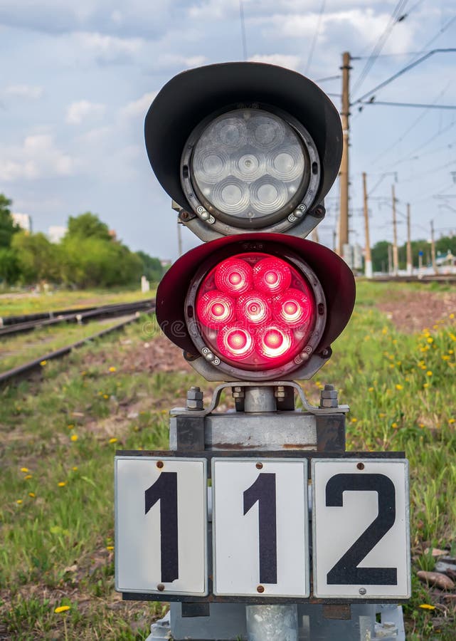 Small Two-sections Railway Shunting Semaphore with a Colorlight Signals ...