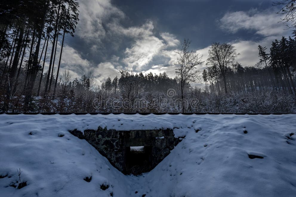 A Small Underpass Under the Train Tracks Stock Photo - Image of ...