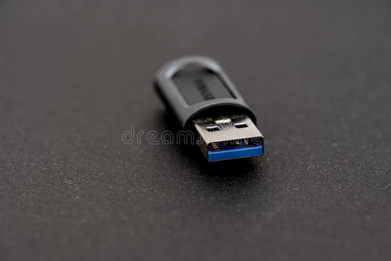 Small USB plug adaptor stock image. Image of isolated - 266141951