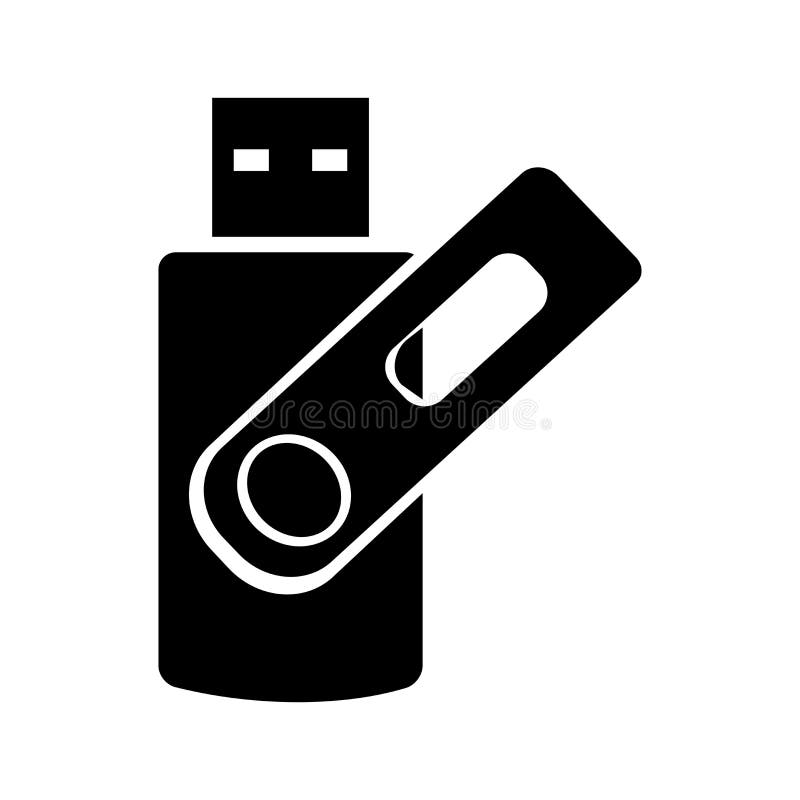 Small USB Simple Icons Vector Illustration Stock Vector - Illustration ...