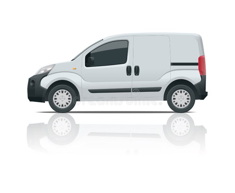 Small Van Car. Car, Template for Car Branding and Advertising. Side ...
