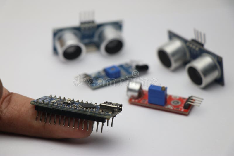 Programmable Microcontroller with Three-character Dial Stock Photo ...