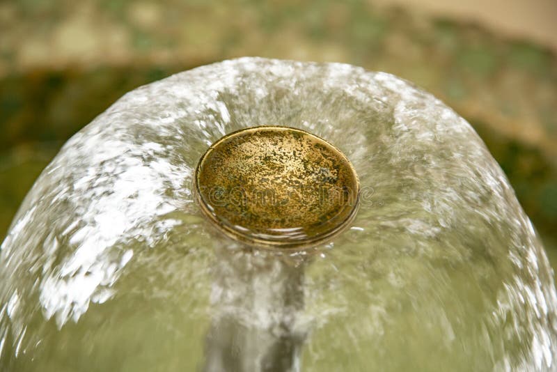 Small Vertical Fountain for Office Space Stock Photo - Image of shape ...