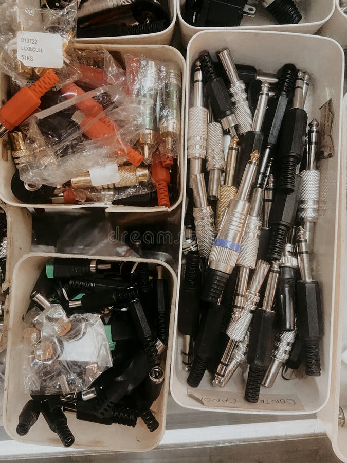 Small Electronic Spare Parts Stock Image - Image of small, parts: 262316529