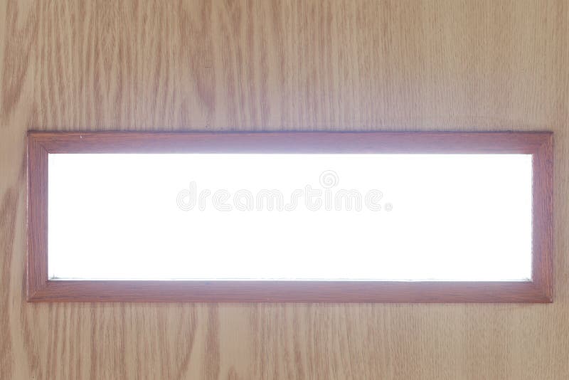 Small Viewing Window on the Door Stock Image - Image of inspection ...