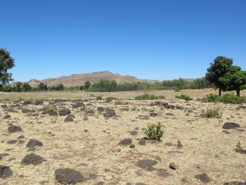 The Small Village in Ethiopia, Africa Stock Photo - Image of village ...