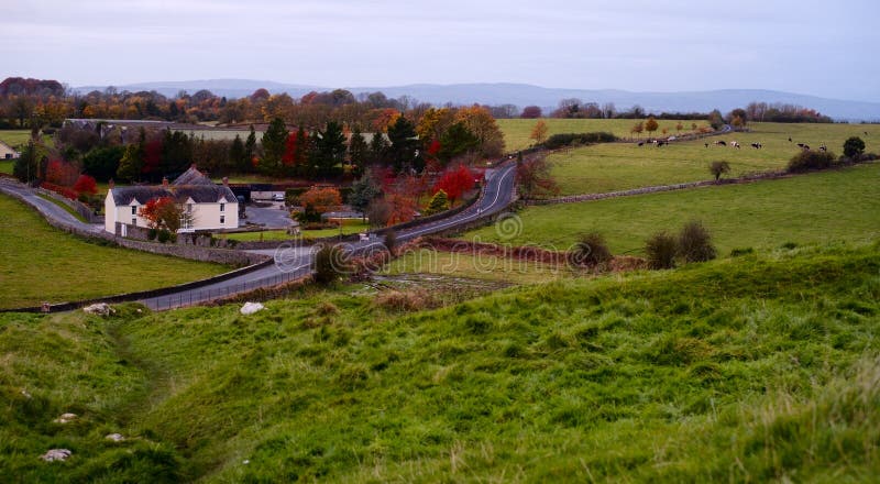 Small village in Ireland. stock image. Image of europe - 27924581