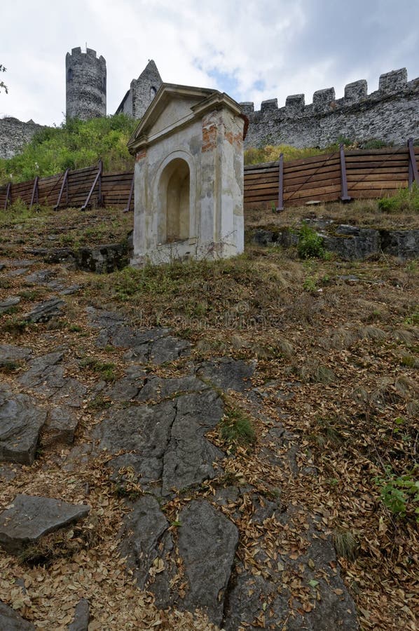 Small Wall with Arch and Gable Stock Photo - Image of church, historic ...