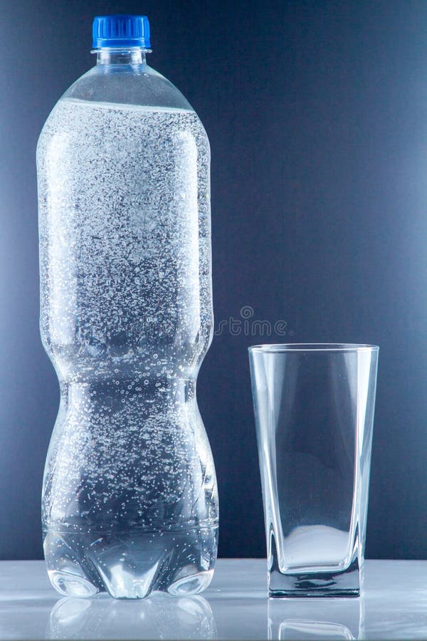 Small Water Bottle Clear Drinking Cold Mineral Water Stock Image ...