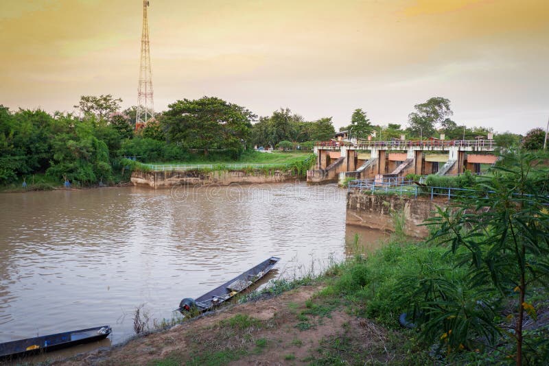 Small water dam stock image. Image of landscape, environment - 98898031