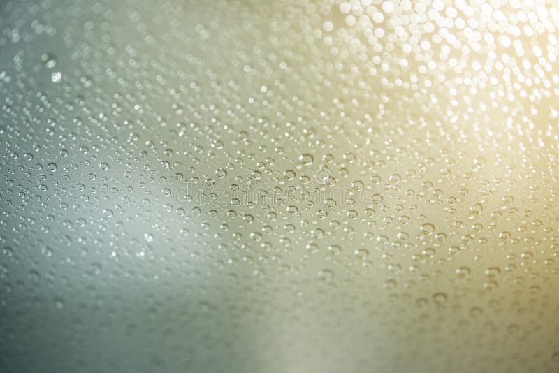 Small Water Drops on Glass Surface Stock Image - Image of liquid, grey ...