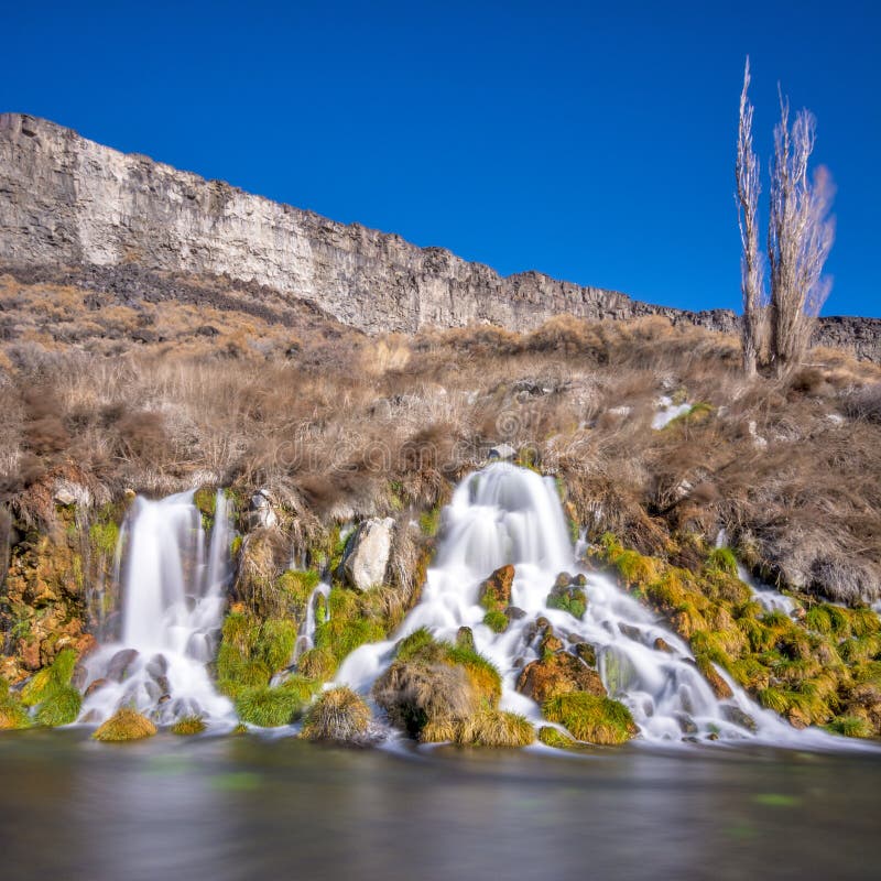 Small Water from a Spring in the Desert of Idaho Stock Image - Image of ...