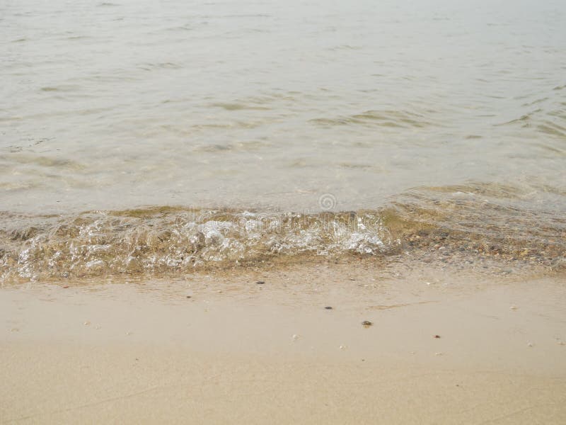 Small Water Waves Near the Water S Edge Stock Image - Image of ...