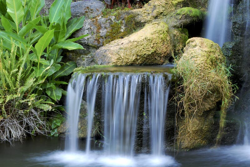 Small Waterfall stock image. Image of landscape, botany - 10270549