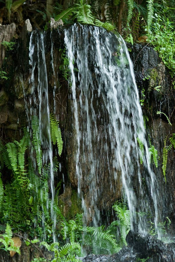 Small waterfall in march stock image. Image of small - 88496083