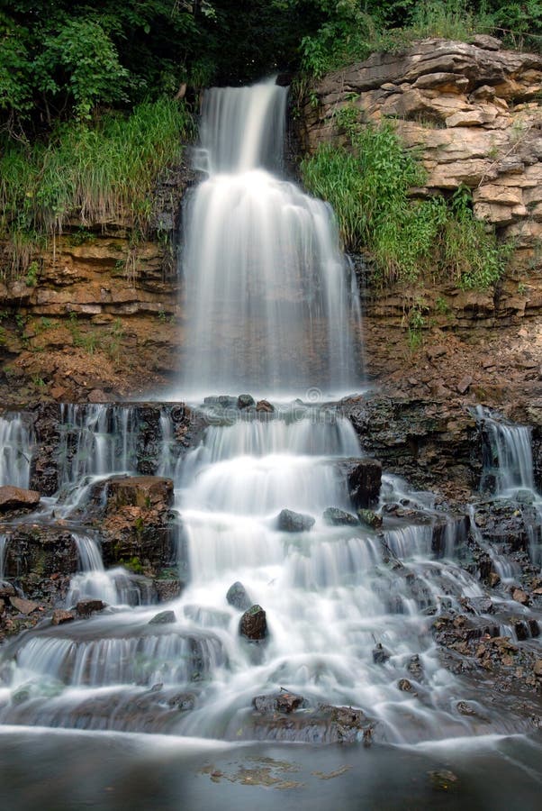 Small Waterfall stock image. Image of environment, fall - 15397737