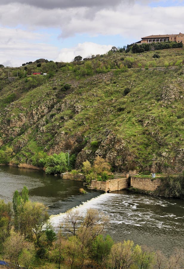Cascade in Toledo, Spain stock image. Image of villa - 29858765