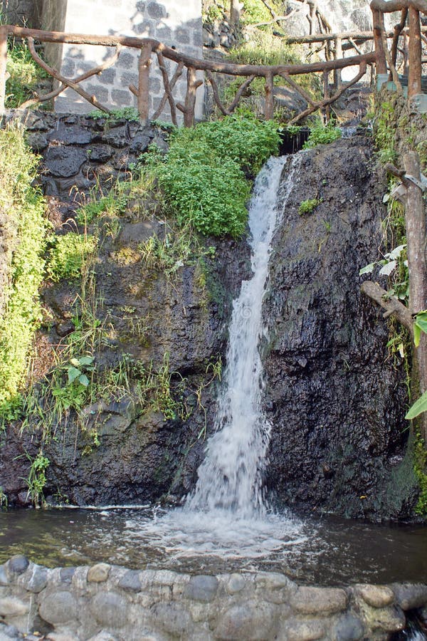 Small Waterfall On A Stream Stock Image - Image of tree, northern ...