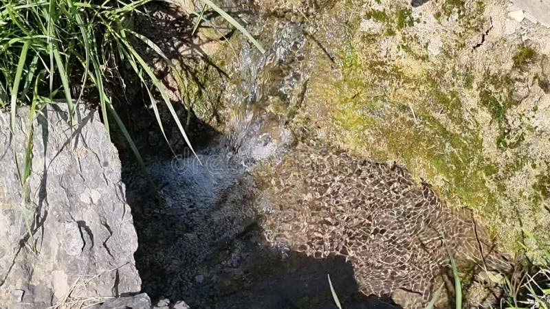 Small Waterfall from First Spring Rain Stock Video - Video of stream ...