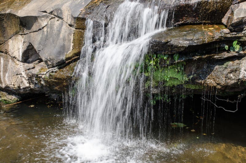 Small waterfall stock image. Image of small, flowing - 55246665