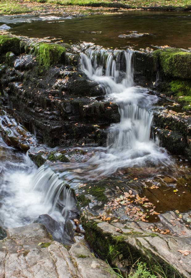 Small Waterfall stock image. Image of countryside, stepped - 54393111