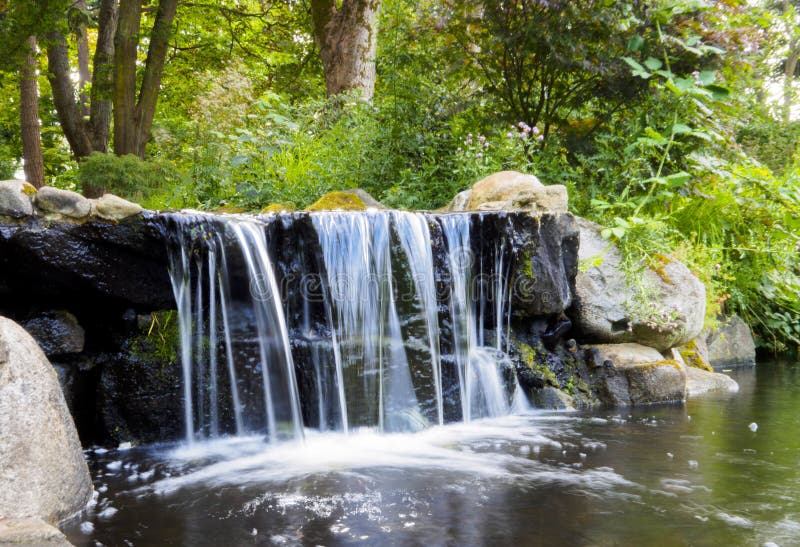Waterfall Ledge stock photo. Image of granite, deep, edge - 20632794