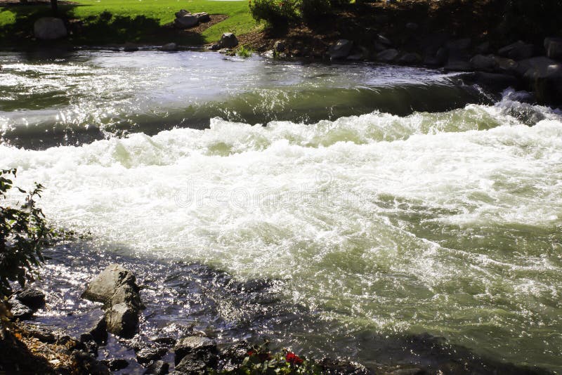 Some Water stock image. Image of river, churning, summer - 127047721