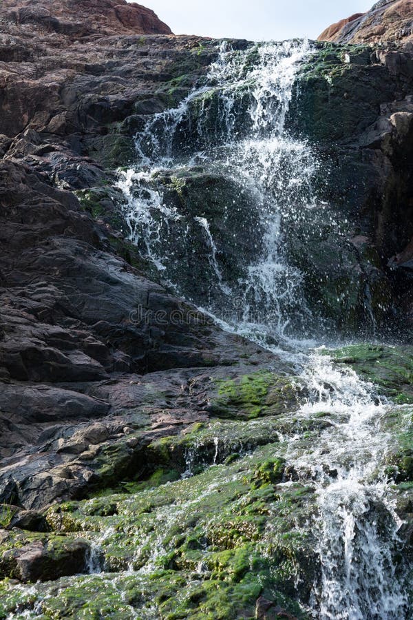 Small waterfall stock photo. Image of healthy, fresh - 370579054