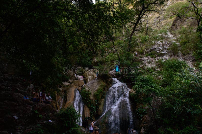 Small Waterfall Under the Famous Neer Garh Waterfall, Rishikesh ...
