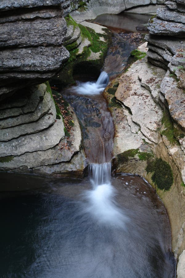 Small waterfalls complex stock photo. Image of canyon - 1329052