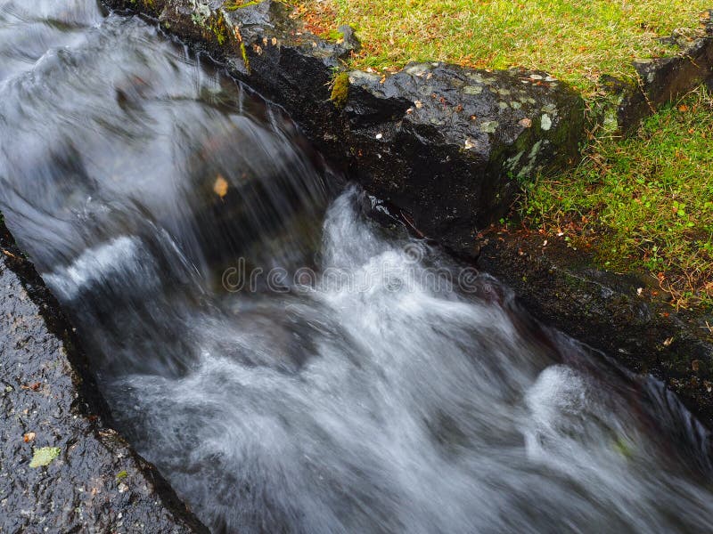Small waterway stock photo. Image of natural, architecture - 72971556