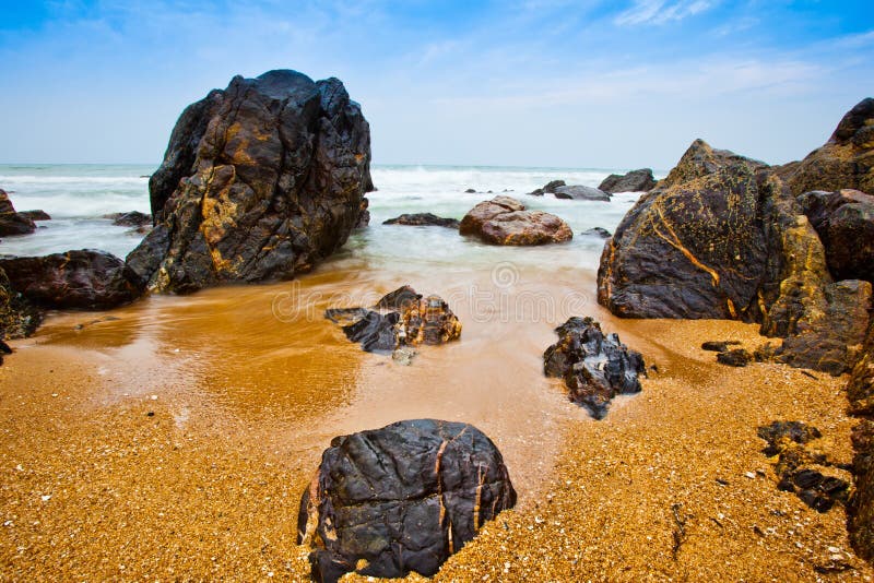 Small Waves stock image. Image of morning, scenic, cloud - 20828241