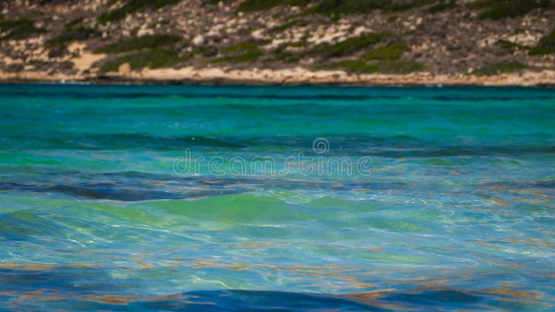 Small Waves in a Amazing Blue Sea Stock Image - Image of landscape ...