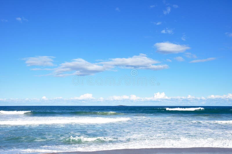 Small waves stock photo. Image of wind, season, clouds - 129450666