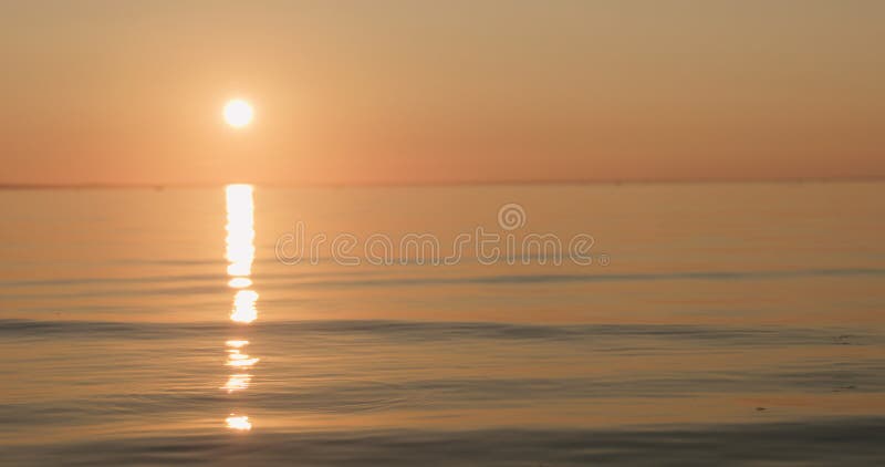 Small Waves on a Beach at Sunset Stock Photo - Image of nature, wave ...