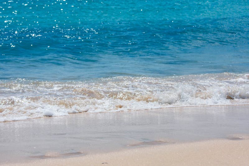 Small Waves on the Edge of a Lagoon Stock Image - Image of vacation ...