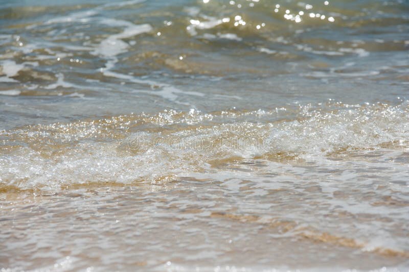 Small Waves on the Edge of a Lagoon Stock Photo - Image of water ...
