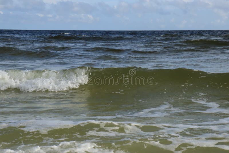 Small Waves on the Ocean Surface Stock Photo - Image of perfectly ...
