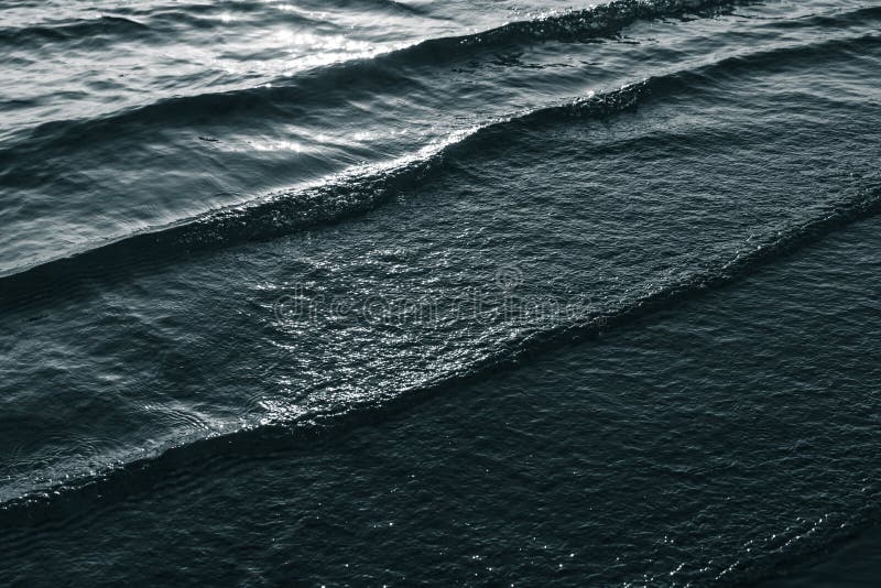 Small Waves in Otherwise Calm Water Stock Image - Image of color ...