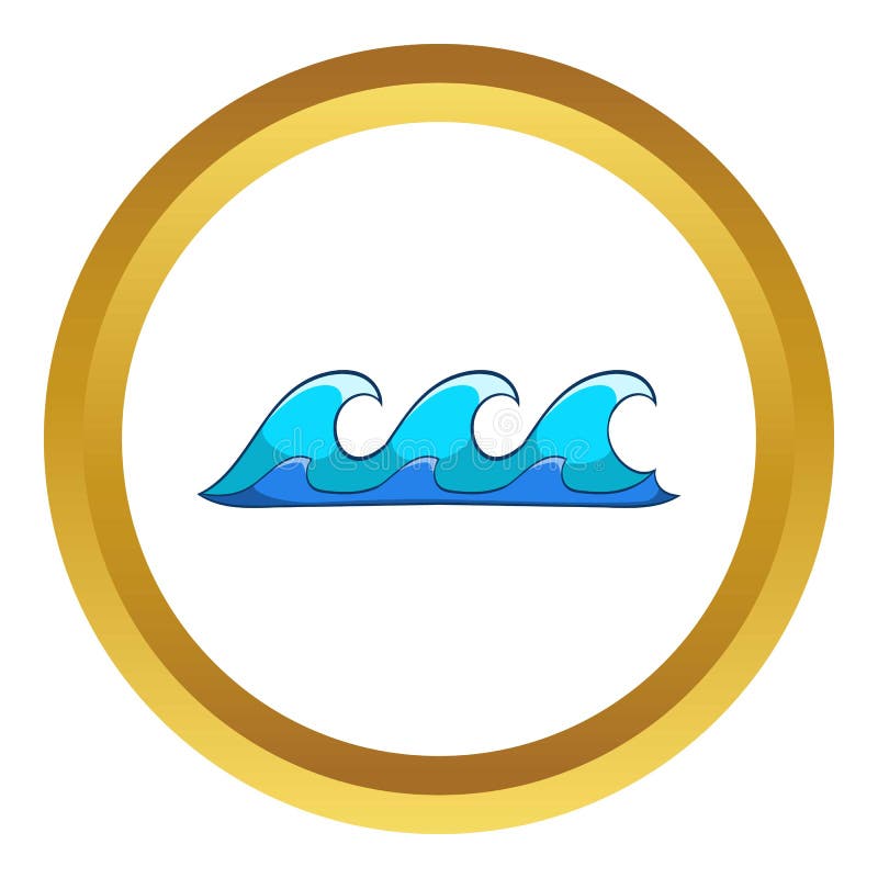 Small waves vector icon stock vector. Illustration of abstract - 83616439