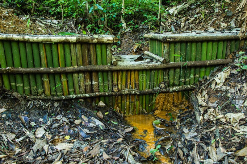 Small Weir Bordered by a Paddock with a Rustic Wooden Fence Stock Image ...