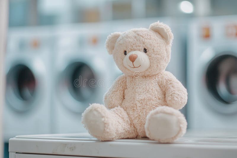 A Small, Well-loved Teddy Bear, Slightly Worn with One Missing Button ...