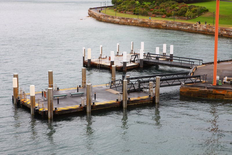 Small wharf in sydney stock photo. Image of detail, terminal - 24440850