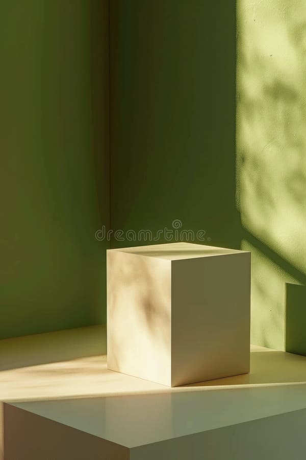 A Small White Box Placed on a Clean White Table, Ideal for Showcasing ...