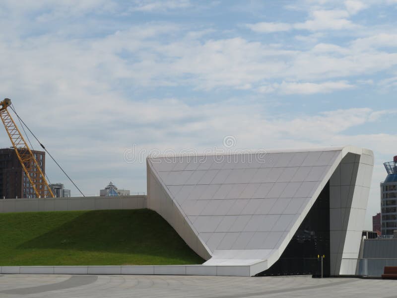 A Small White Building on Green Grass Editorial Photo - Image of ...