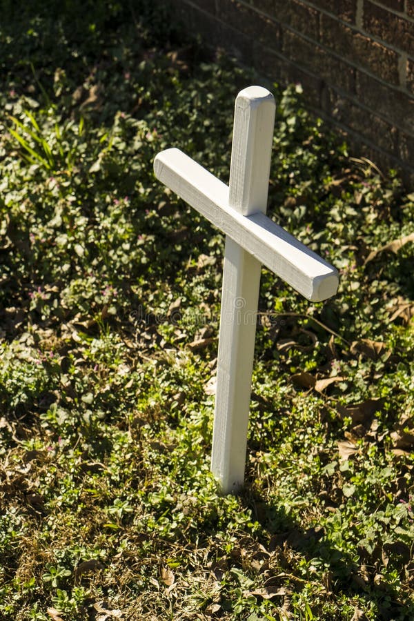 Small white cross stock photo. Image of strong, white - 85905790