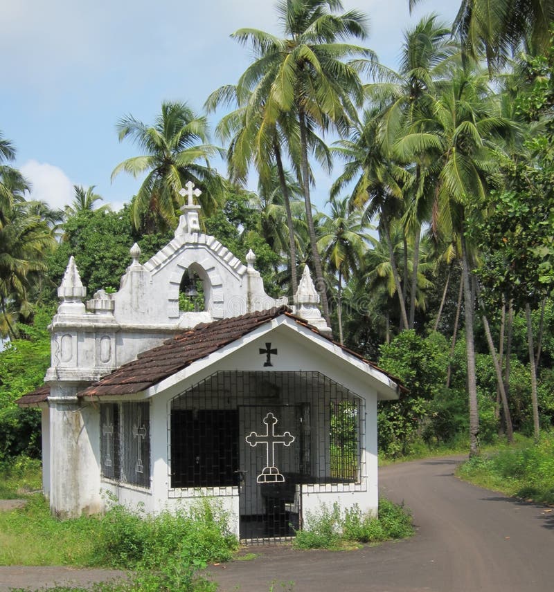 Goan Church stock photo. Image of holiday, goan, architecture - 64433402
