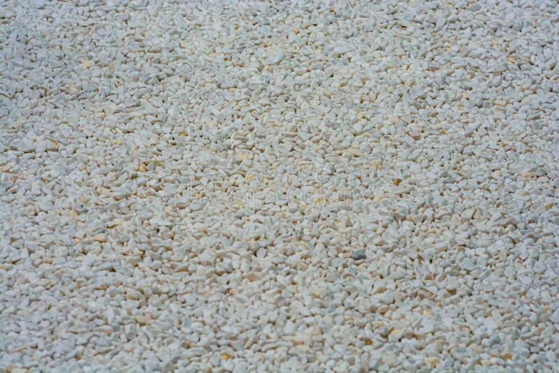 Small White Pebbles for Decoration Stock Image - Image of construction ...