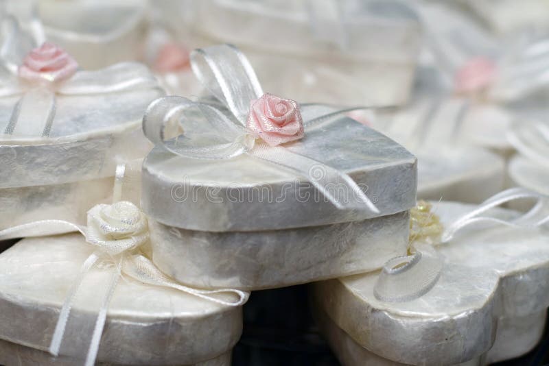 Small white present boxes stock photo. Image of present - 19403974